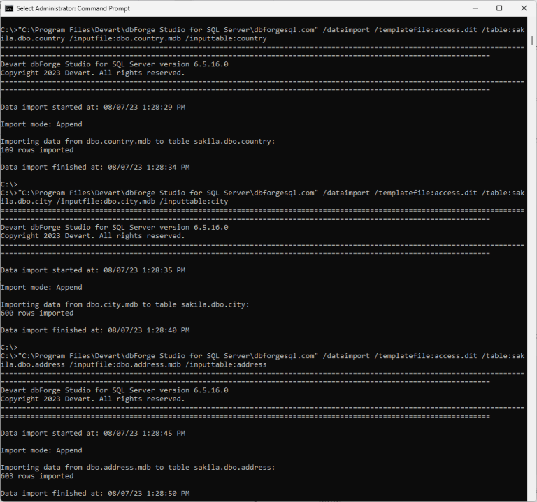 Bulk Data Import from Microsoft Access