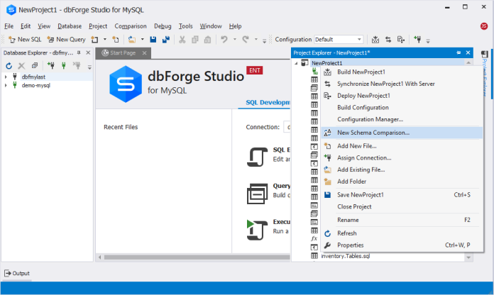 Steps to Automate Your MySQL Deployment using dbForge Studio for MySQL