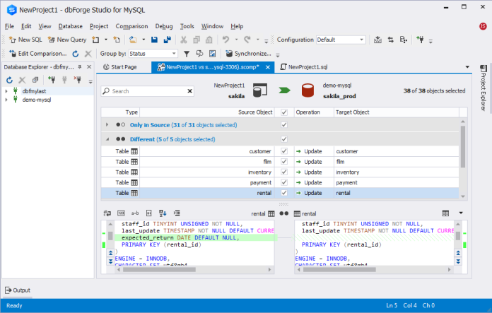 Steps to Automate Your MySQL Deployment using dbForge Studio for MySQL
