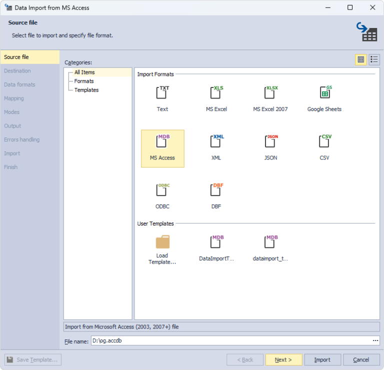 Bulk Import From Ms Access To Sql Server With Data Pump