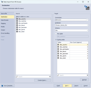 Bulk Import from MS Access to SQL Server - with Data Pump