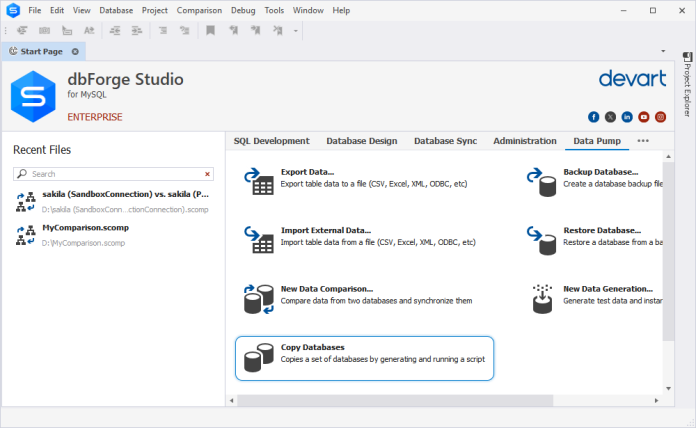 Meet the Grand New dbForge Studio MySQL 10.0 With Integrated Source Control! - Devart Blog
