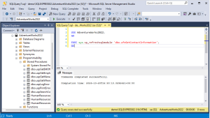 Database Refresh and Metadata Update in SQL Server