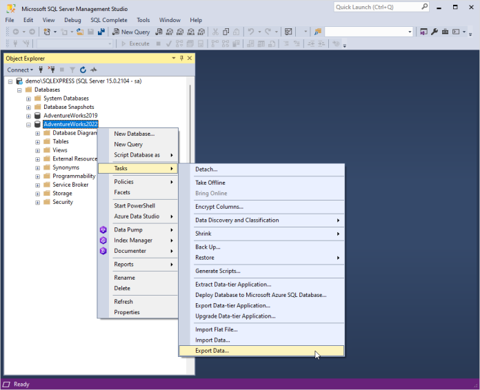 How To Export And Import Sql Server Database Data To A Sql Script Devart Blog