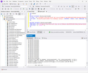 Database Refresh and Metadata Update in SQL Server