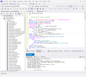 Database Refresh and Metadata Update in SQL Server