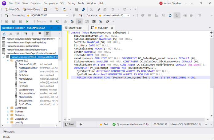 Leverage System-Versioned Temporal Tables - with dbForge Studio Leverage System-Versioned Temporal Tables - with dbForge Studio