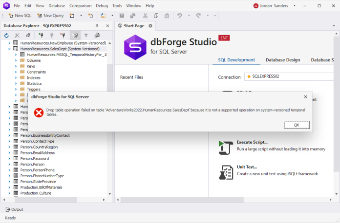 Leverage System-Versioned Temporal Tables - with dbForge Studio Leverage System-Versioned Temporal Tables - with dbForge Studio