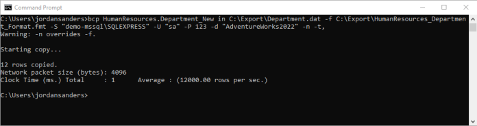 BCP Utility vs dbForge Studio for SQL Server - Import/Export