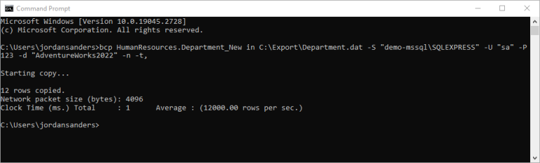BCP Utility vs dbForge Studio for SQL Server - Import/Export