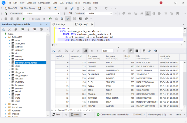 MySQL Delete Duplicate Records: A Practical Tutorial with Examples