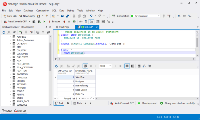 Oracle CREATE SEQUENCE — Syntax, Usage and Examples