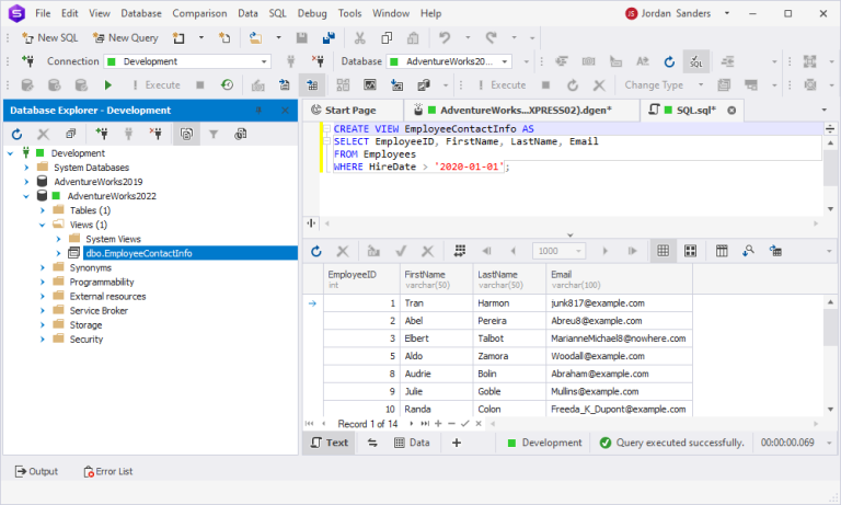 Tables vs Views in SQL Server — Syntax, Basics, Examples