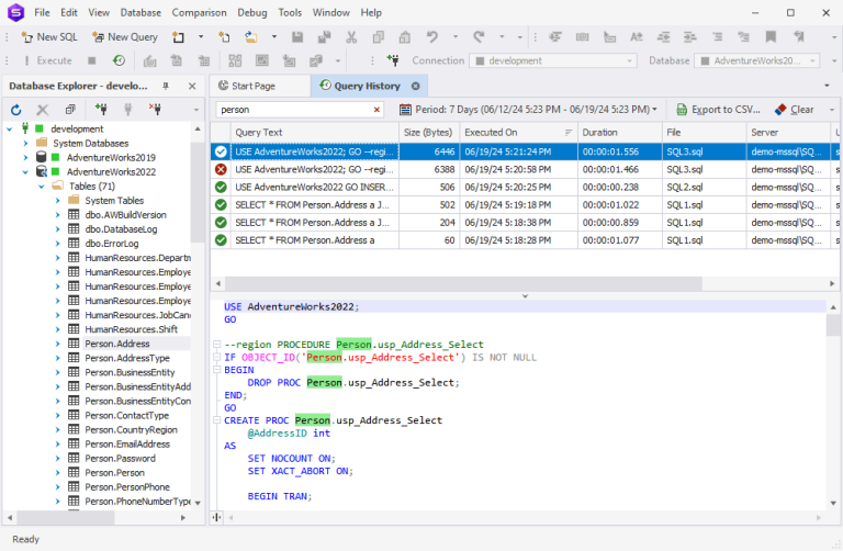 dbForge Tools for SQL Server 7.0: Big Release Overview - Devart Blog