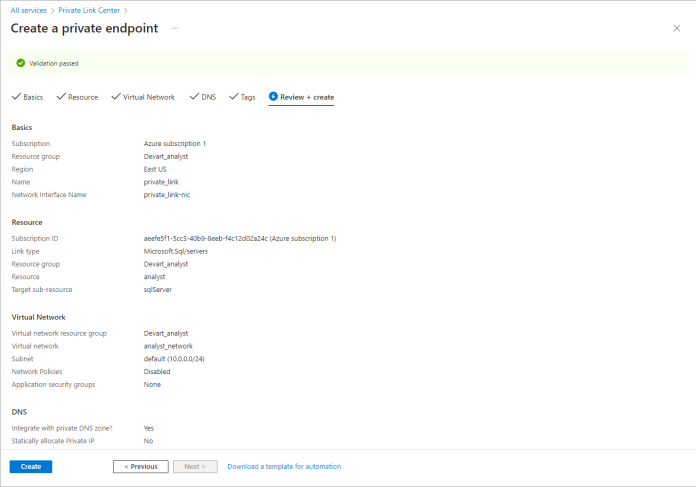 How To Connect To Azure Sql Database Using Azure Private Link Devart Blog