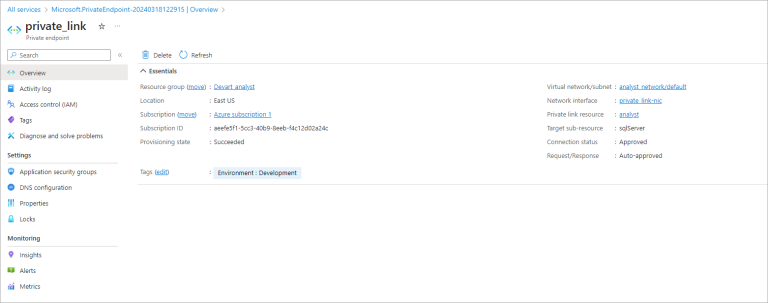 How To Connect To Azure Sql Database Using Azure Private Link Devart Blog 0336