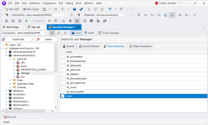 How to Create a New User in SQL Server and Manage Permissions