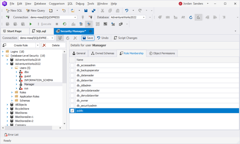 How to Create a New User in SQL Server and Manage Permissions