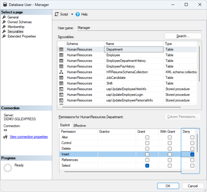 How to Create a New User in SQL Server and Manage Permissions