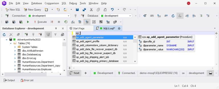 dbForge Tools for SQL Server 7.0: Big Release Overview - Devart Blog