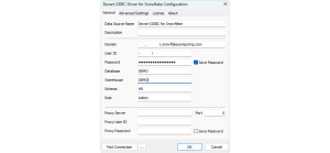 A Guide to Snowflake ODBC Connection Strings and Parameters