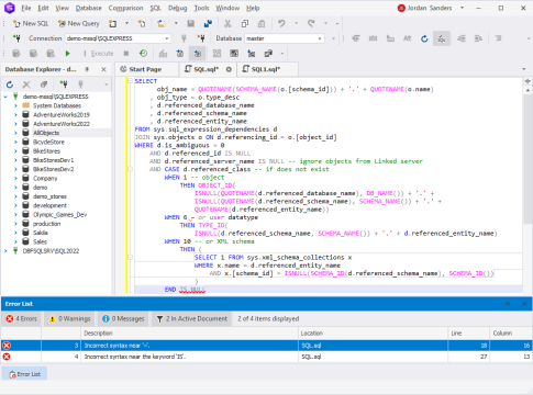 Find Invalid Objects in Your Databases - Devart Blog