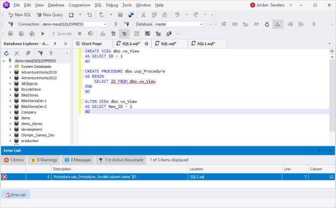 Find Invalid Objects in Your Databases - Devart Blog