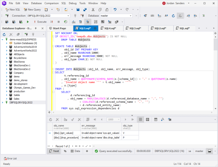 Find Invalid Objects in Your Databases - Devart Blog