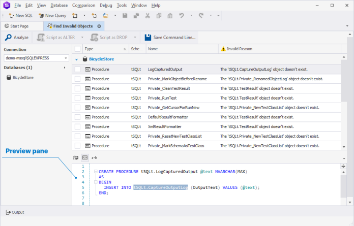 Find Invalid Objects in Your Databases - Devart Blog