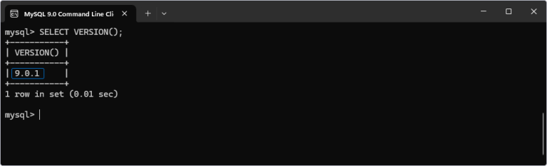 How to Check MySQL Version