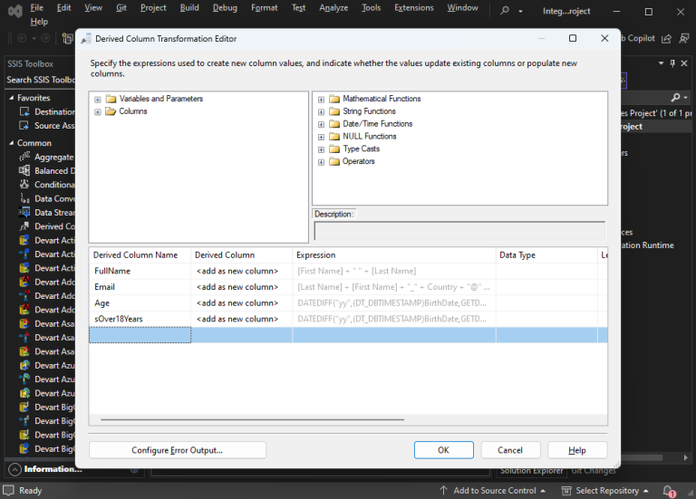 How Do SSIS Expressions Work: A Guide to Combining Functions