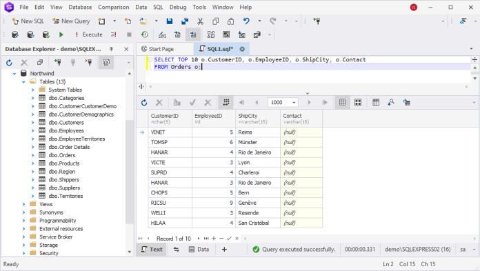 SQL Server UPDATE Statement