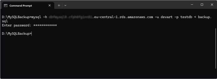 Migration from MySQL to Amazon RDS or Amazon Aurora: Best Practices and ...