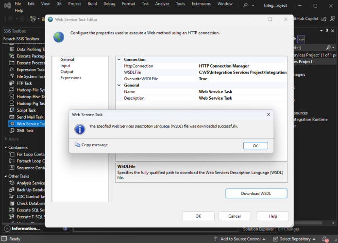 How to Use Web Services Task in SSIS?
