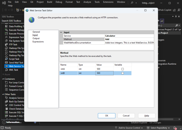 How to Use Web Services Task in SSIS?