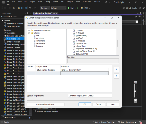 Conditional Split in SSIS — Guide for Developers