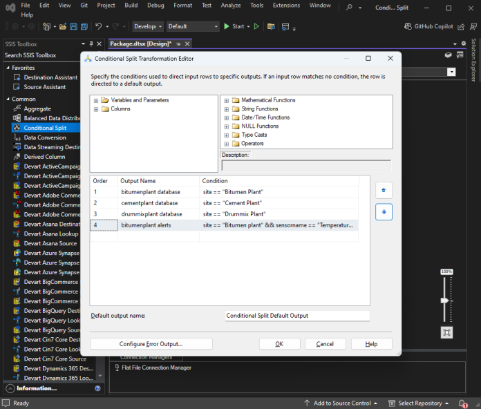 Conditional Split in SSIS — Guide for Developers