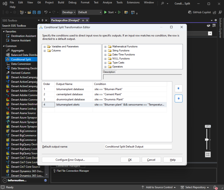 Conditional Split in SSIS — Guide for Developers