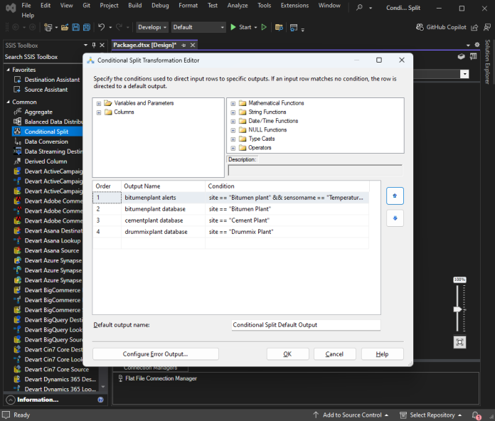 Conditional Split in SSIS — Guide for Developers