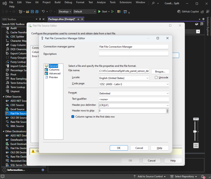 Conditional Split in SSIS — Guide for Developers