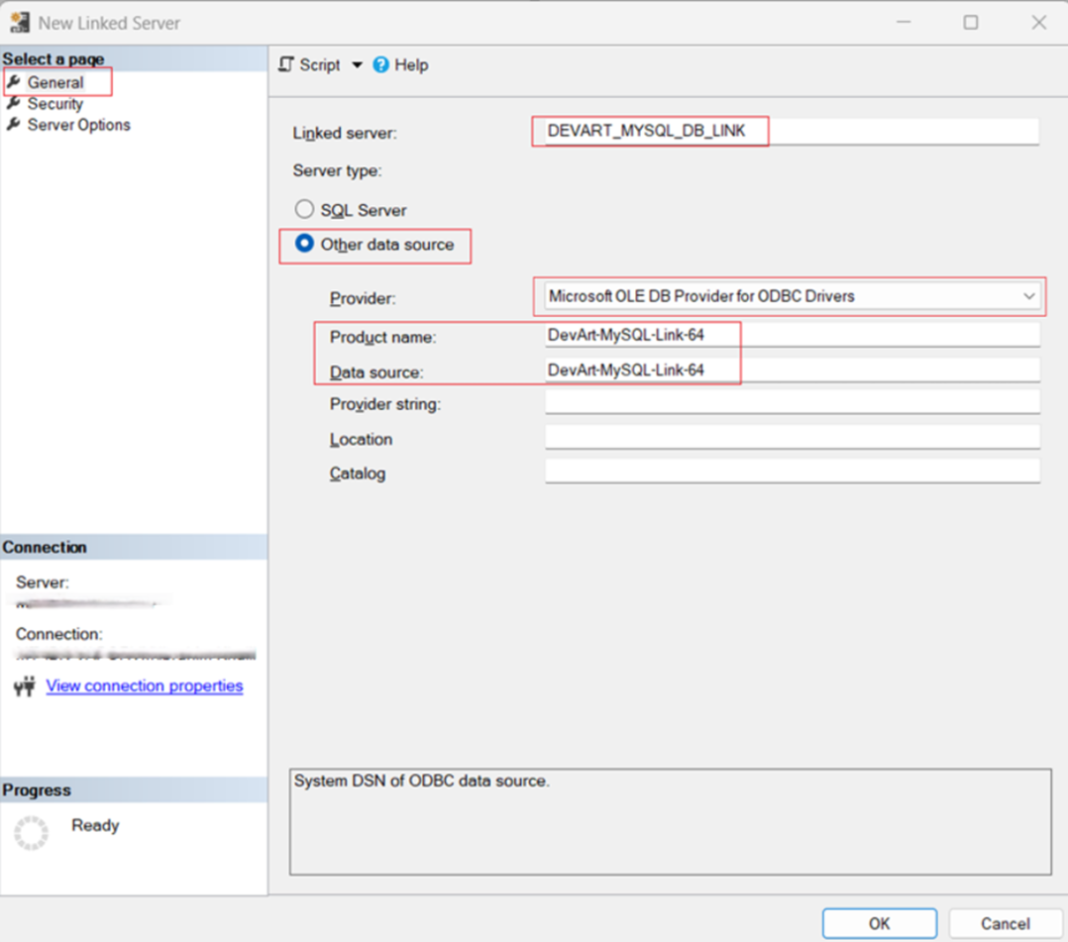 How to Configure a SQL Server Linked Server to Connect to MySQL