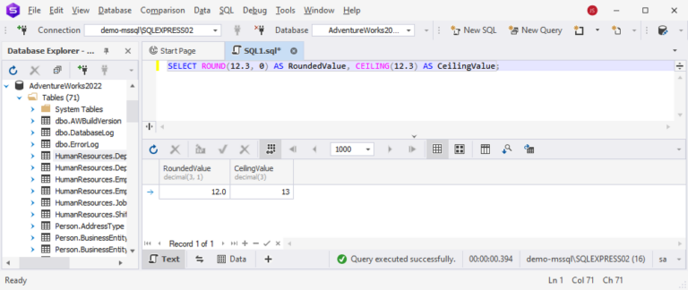 SQL Server ROUND Function Explained with Syntax and Real-World Examples