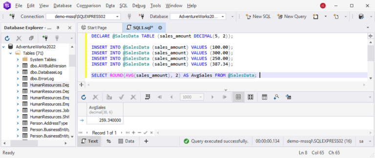 SQL Server ROUND Function Explained with Syntax and Real-World Examples