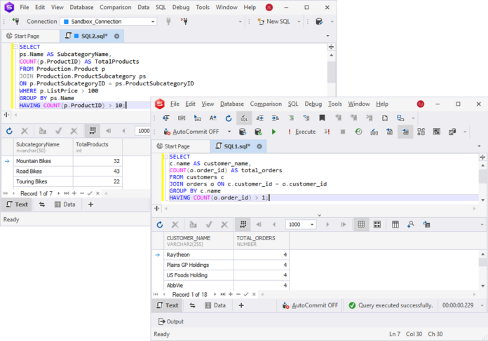 SQL Having vs. Where: Key Differences & Practical ExamplesSQL HAVING vs ...