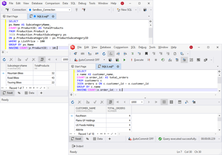 Sql Having Vs Where Key Differences And Practical Examplessql Having Vs