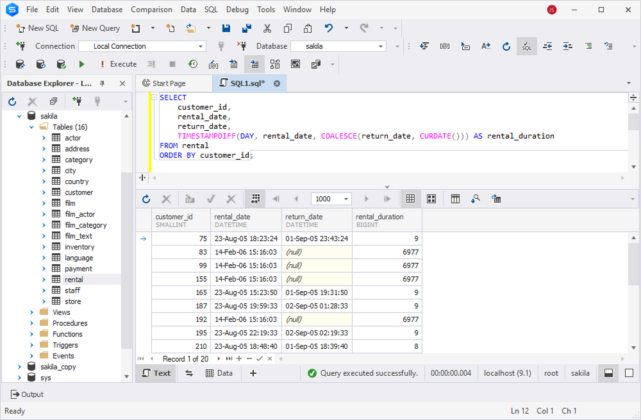 MySQL TIMESTAMPDIFF() Function: Syntax, Examples & Use Cases - Devart Blog