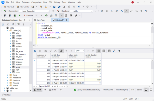 MySQL TIMESTAMPDIFF() Function: Syntax, Examples & Use Cases - Devart Blog