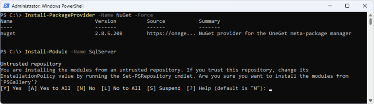 How To Install The Sql Server Powershell Module 1745
