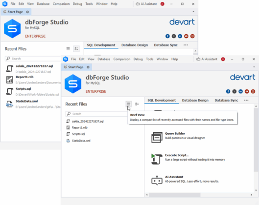 What's New in dbForge 2025.1: AI Assistant, Refined UI/UX, Broader Connectivity, and More ...